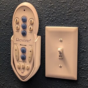 Wallmote for Reverie Bed Remote – Custom 3D Printed Wall Mount, Sleek ...