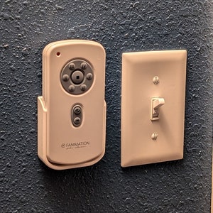 Wallmote for Fanimation Ceiling Fan Remote – Custom 3D Printed Wall ...