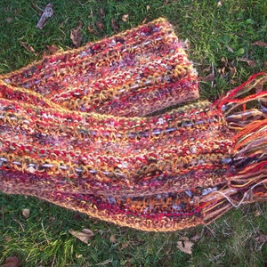 Woodland Scarf, Statement Piece, Luxury Warm Cosy Neckwear, Autumn ...