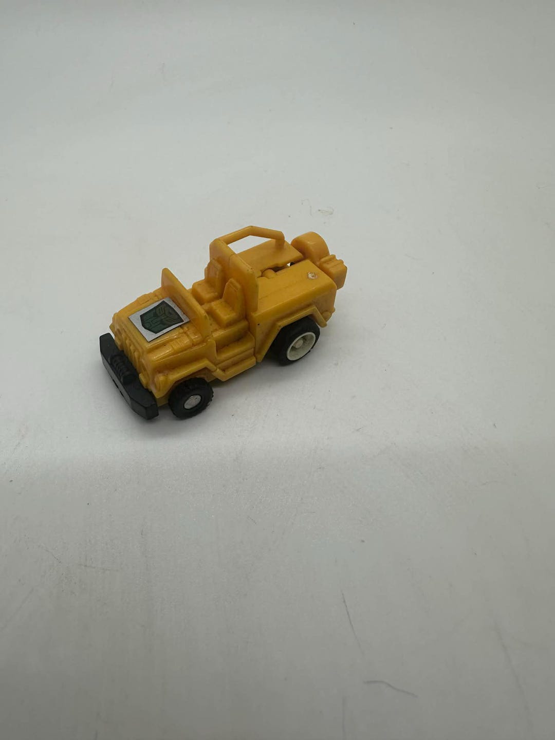 RARE Transformers G1 1984 Mini Spy Yellow Autobot Jeep Hasbro Takara ...