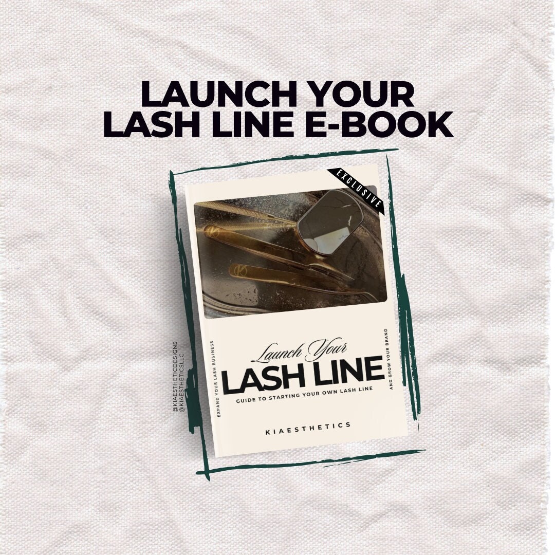 Launch Your Lash Line Guide - Etsy