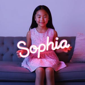 Custom Neon Sign | Name Neon Sign | Personalized Sign | Easter Gift ...