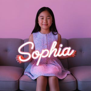 Custom Neon Sign | Name Neon Sign | Personalized Sign | Easter Gift ...