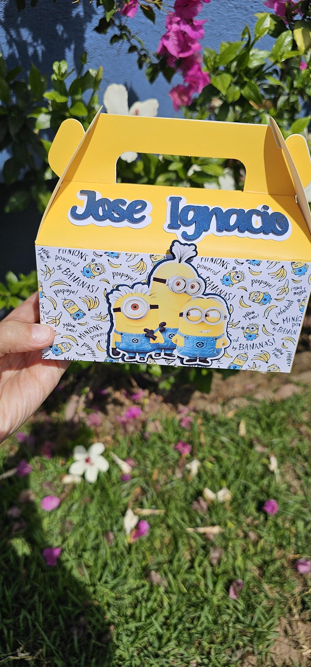 Customizable Minion Party Favor Box - Etsy