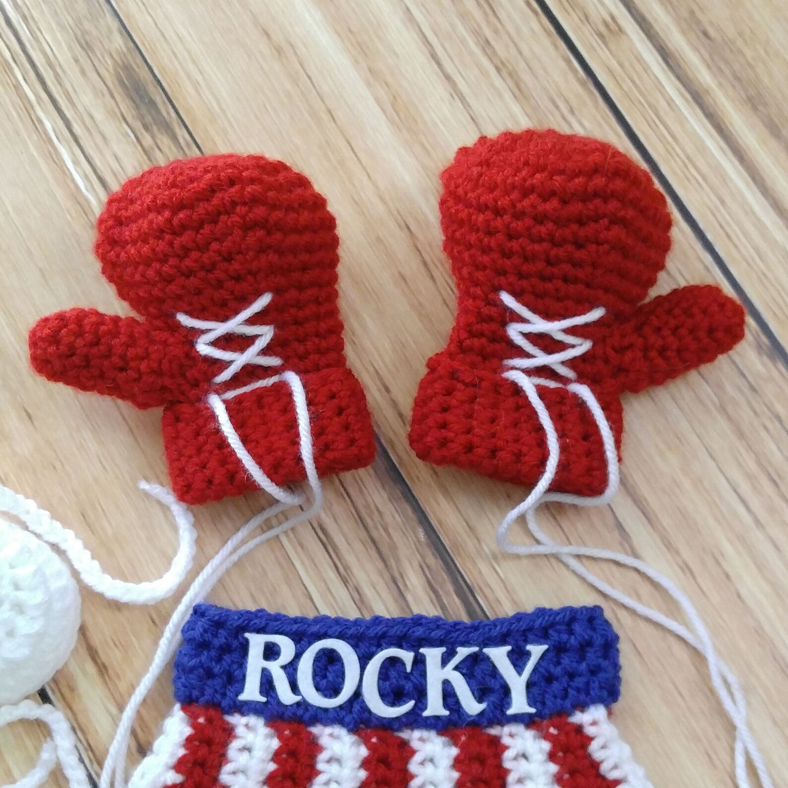 Baby Rocky Boxing Set Crochet Baby Boxing Set boxing Shorts - Etsy