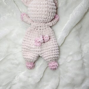 Pig Lovey-pig Snuggly-crochet Pig Lovey-pig Plush-pig Stuffie-animal ...