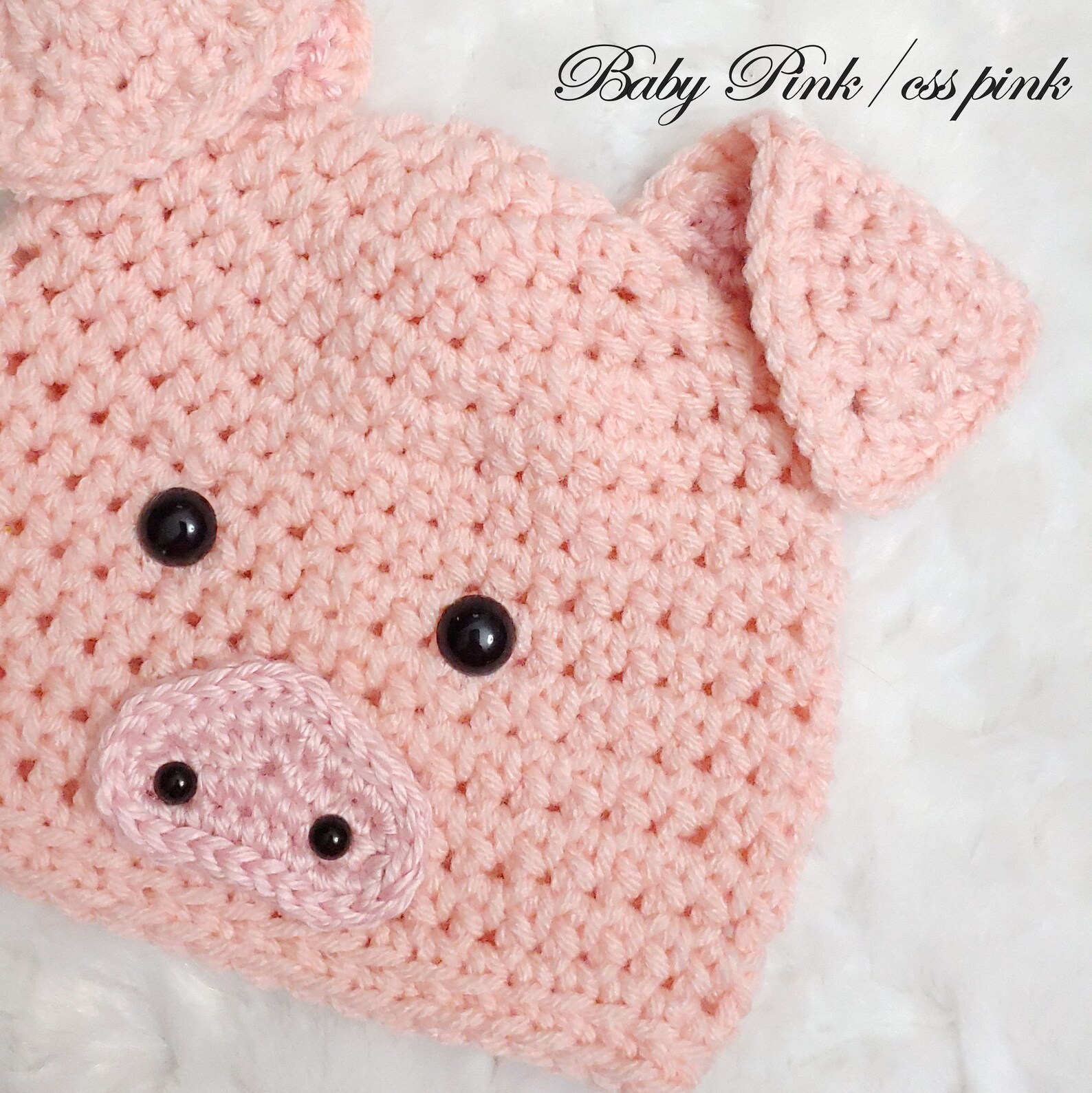 Crochet Pig Outfit-pig Hat pig Hat Cover Set-animal Hat-pig - Etsy
