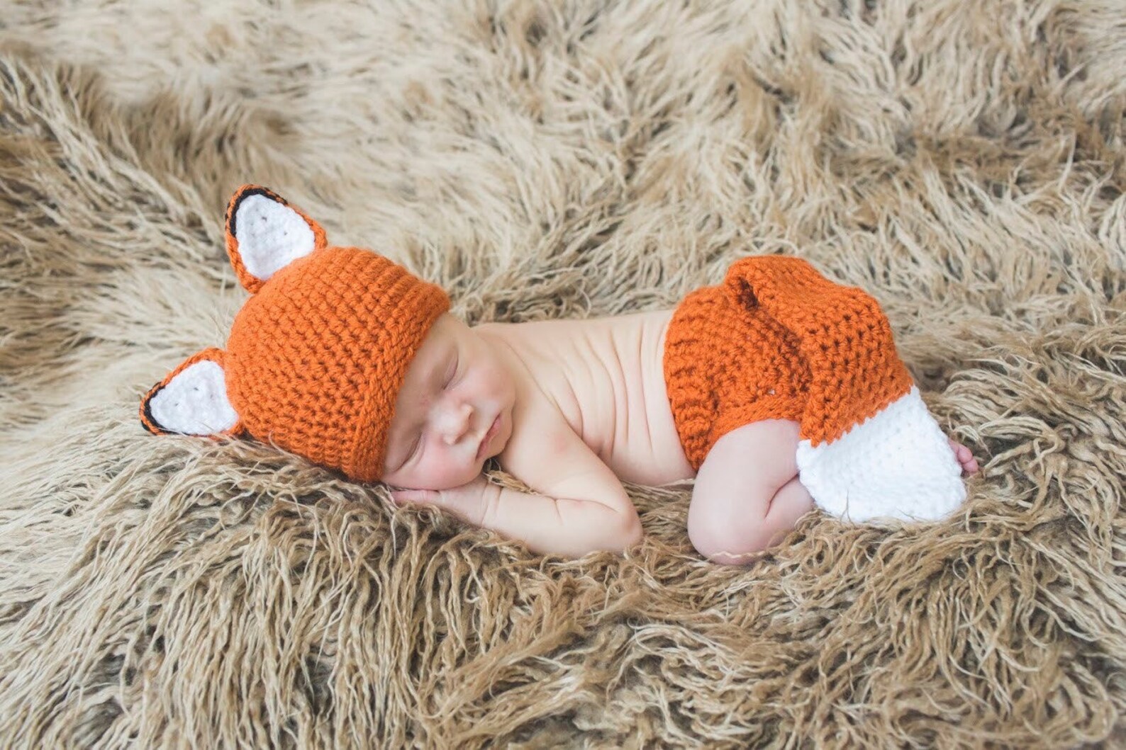Newborn Fox Outfit Crochet Baby Fox Set Baby Fox Hat - Etsy