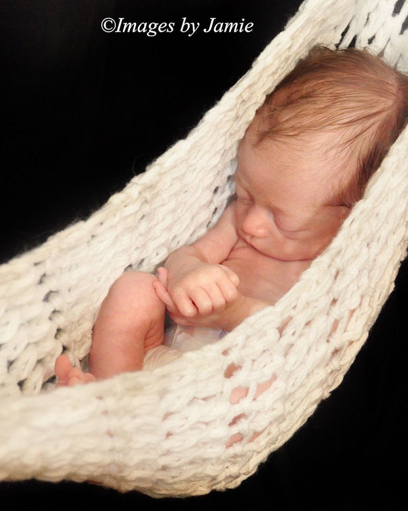 Crochet Hammock / Newborn Sling Pod Newborn Photography Prop - Etsy