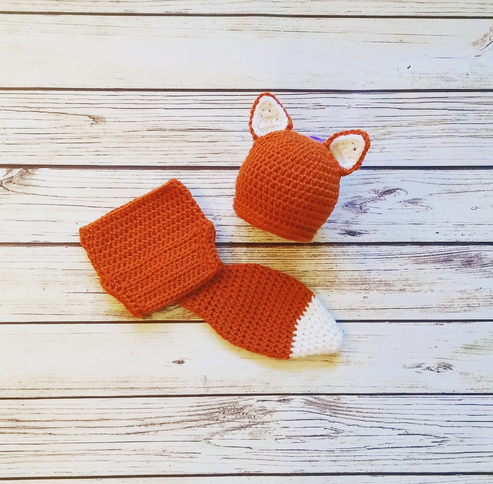 Baby Fox Outfit Crochet Fox Set Baby Fox Hat Baby Animal | Etsy