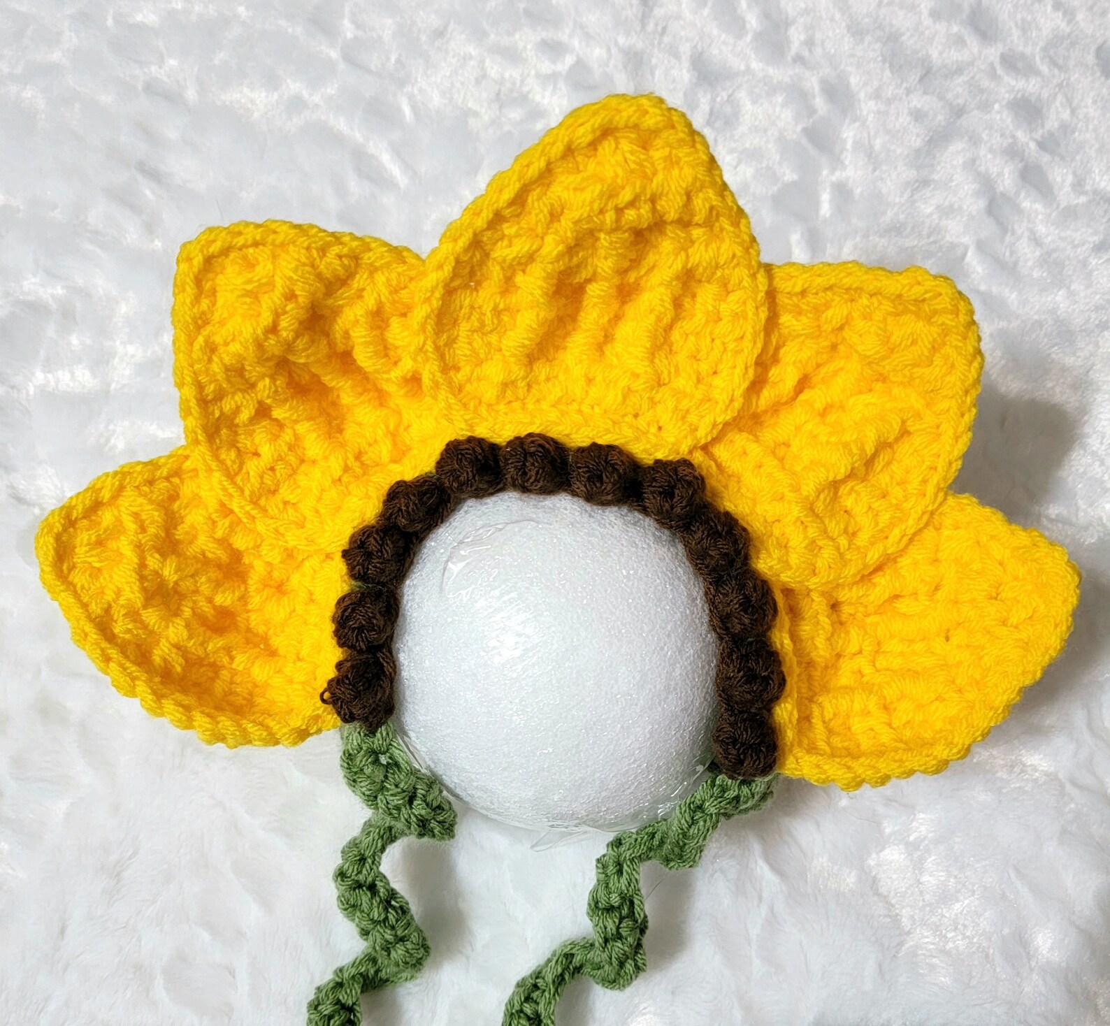 Newborn Flower Bonnet Leaf Cape Crochet Baby Flower Bonnet - Etsy