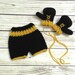 Crochet Baby Boxing Set Boxing Gloves Trunks Newborn Boxing Outfit Baby ...
