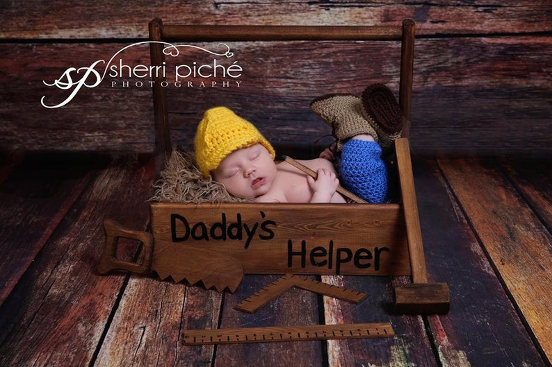 Baby Construction Set-newborn Construction Outfit-baby Hard Hat-work ...