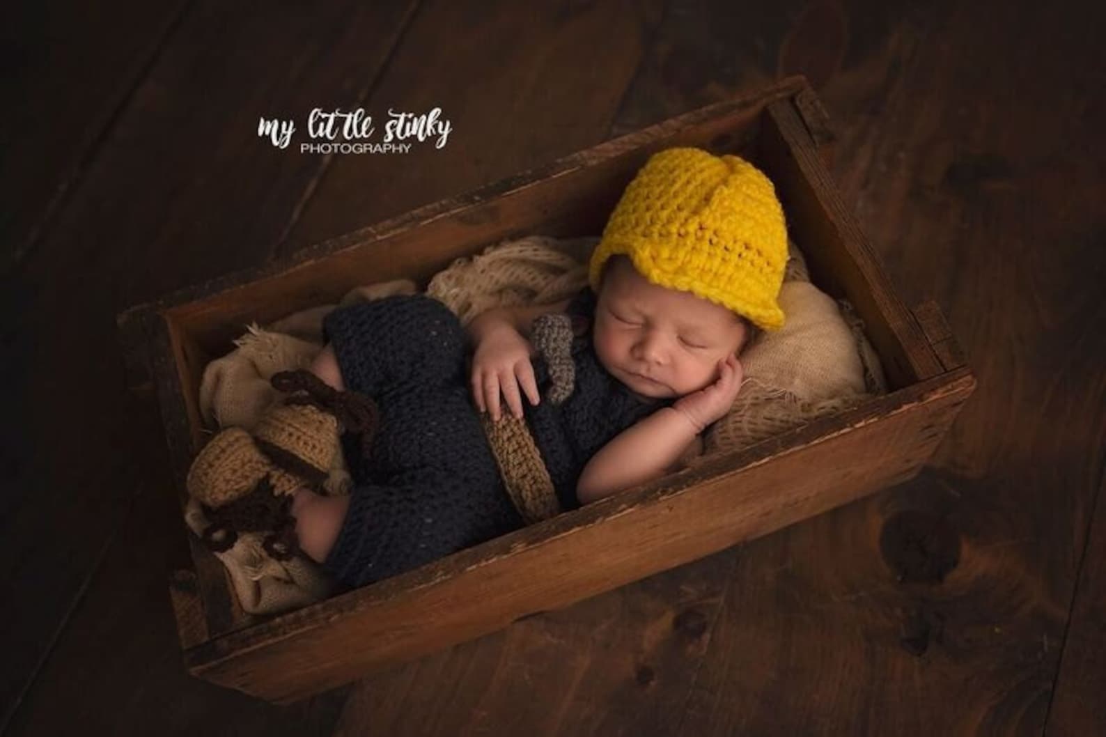 Baby Construction Set-newborn Construction Outfit-baby Hard Hat-work ...