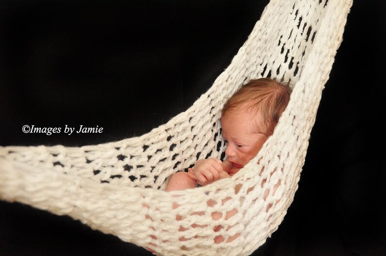 Crochet Hammock / Newborn Sling Pod Newborn Photography Prop - Etsy