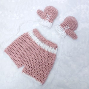Crochet Baby Boxing Set - Boxing Gloves - Shorts - Baby Outfit - Boxing ...