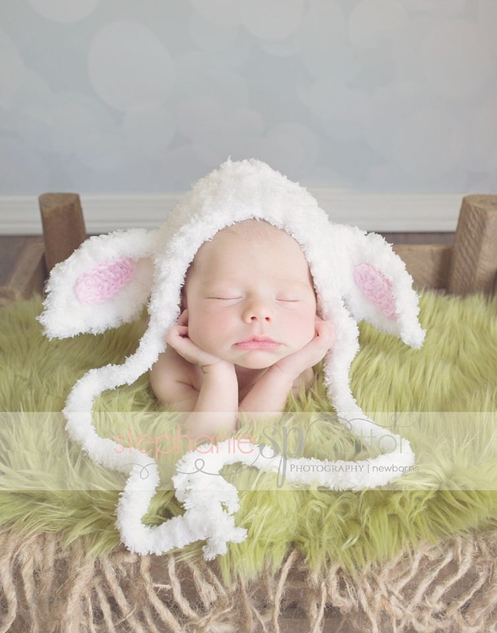 Lamb Bonnet-lil Bo Peep-easter-lamb Hat-beanie-newborn - Etsy