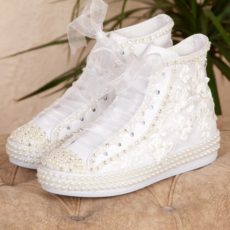 Pearl Bridal Shoes - Etsy