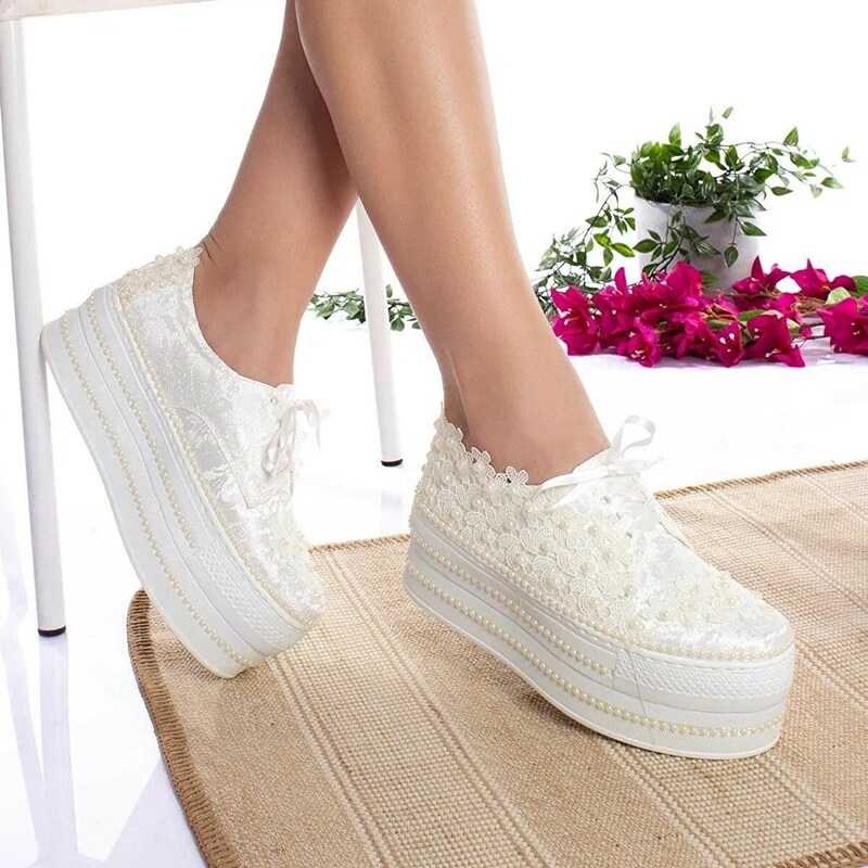 Wedding Platform Shoes for Bride - Etsy