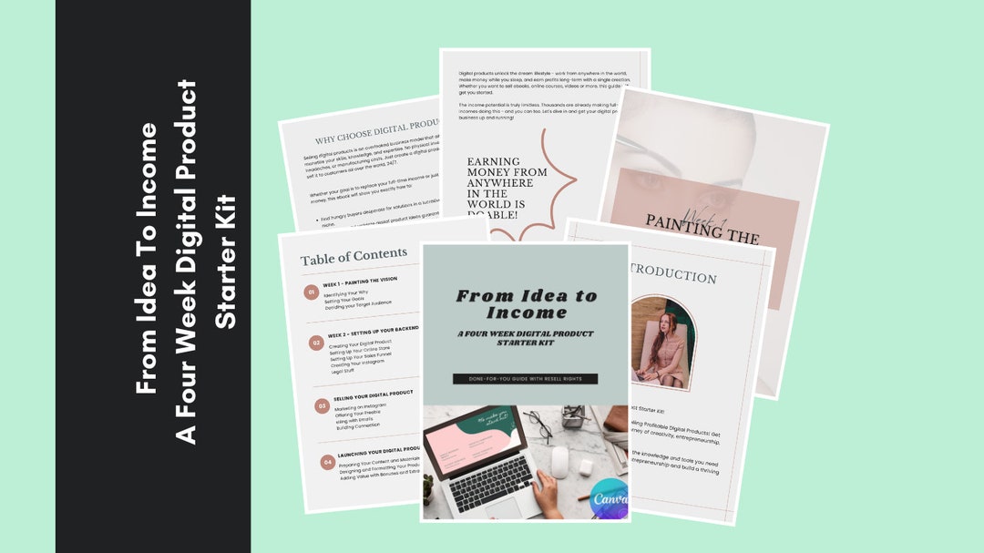 From Idea to Income A Four Week Digital Product Starter Kit Yours to ...