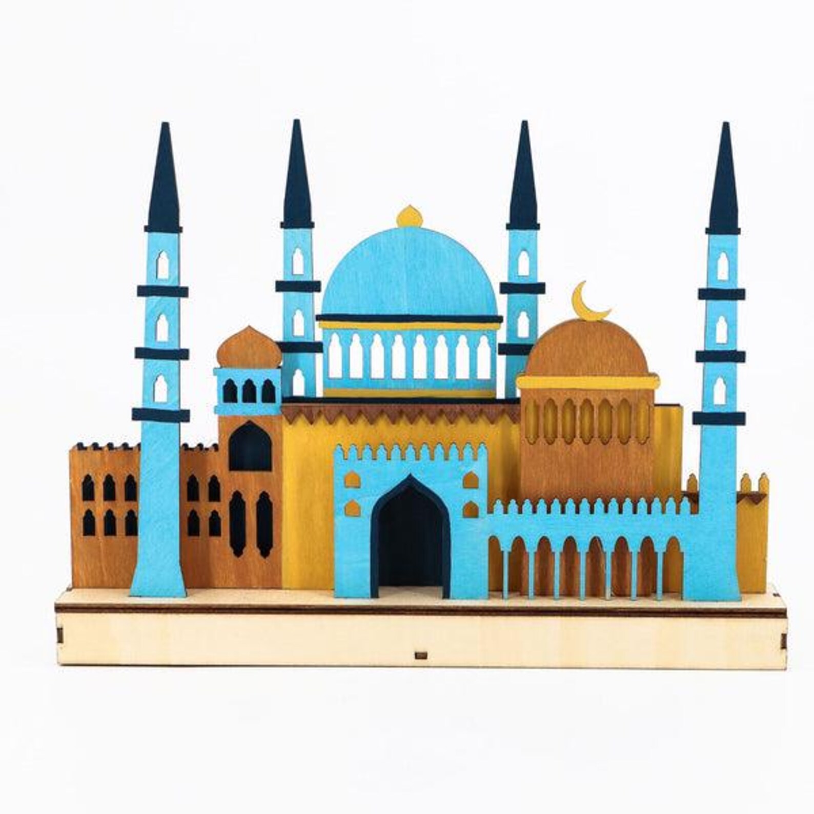 LED Wooden Mosque Decoration - Etsy