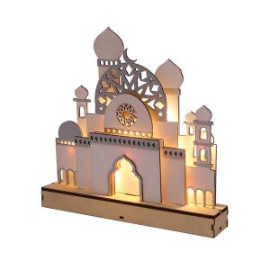 LED Wooden Mosque Decoration - Etsy