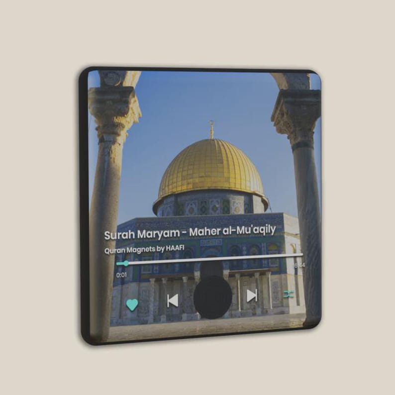 Islamic Quran Fridge Magnets - Surah & Dua Audio Custom - Surah Yasin ...