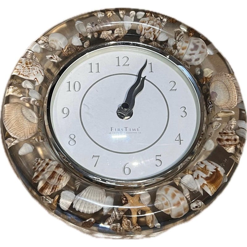 Seashell Clock - Etsy