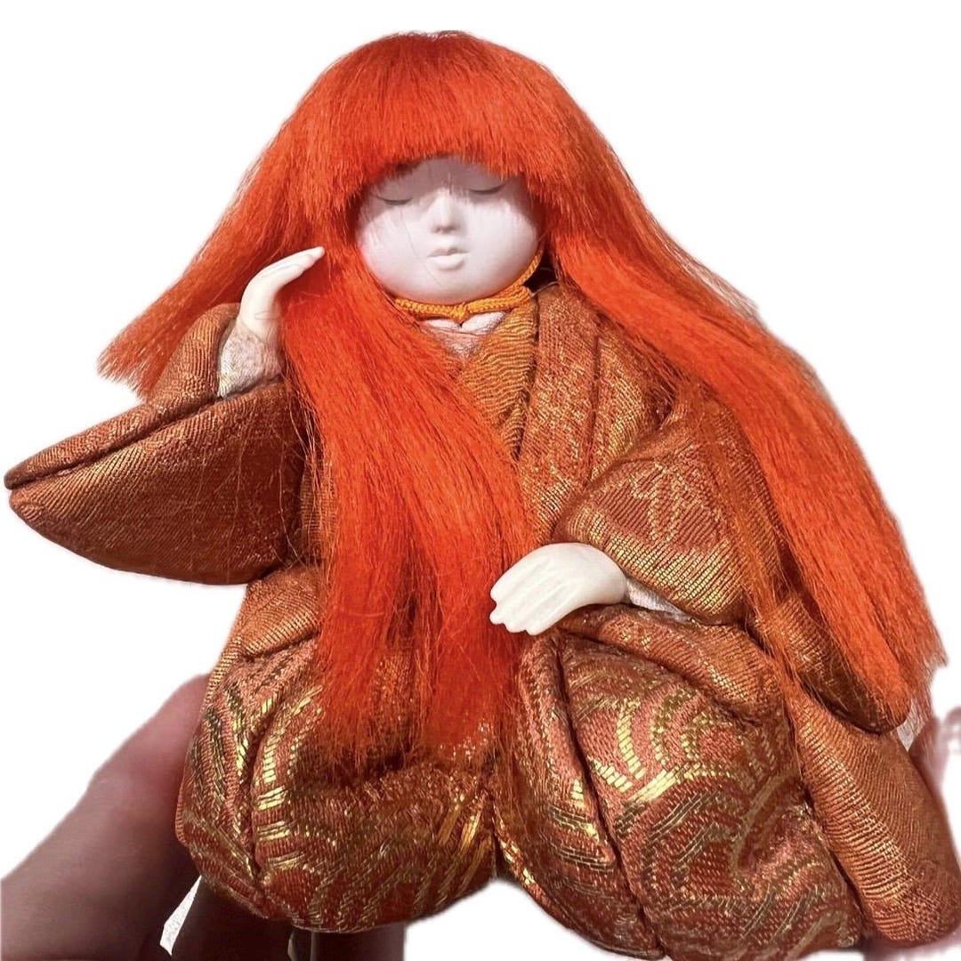 Exquisite Vintage 1960s Japanese Kabuki Doll - Authentic, Handcrafted ...