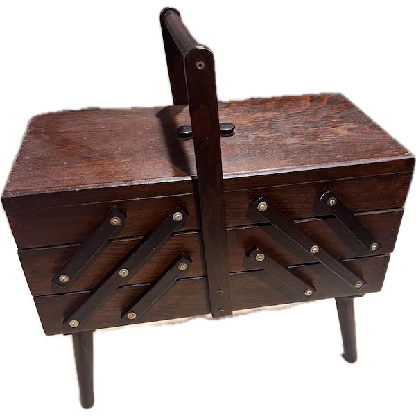 Vintage Sewing Box Stand - Etsy