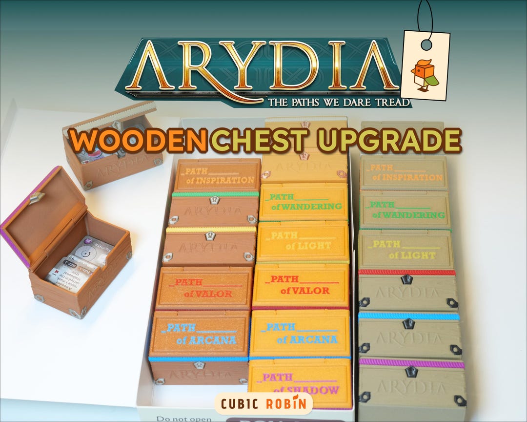 Arydia Wooden Treasure Chest Upgrade - Etsy