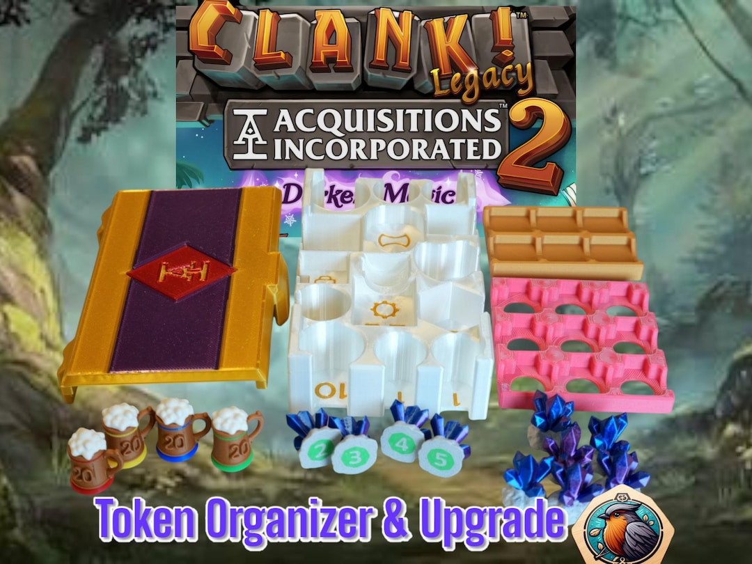 Clank! Legacy 2 Token Upgrade and Thematic Organizer - Etsy
