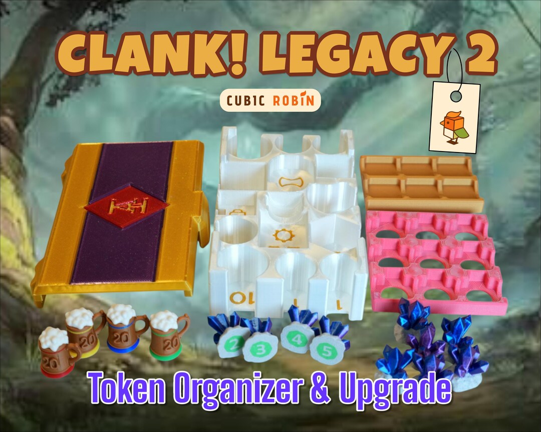 Clank! Legacy 2 Token Upgrade and Thematic Organizer - Etsy
