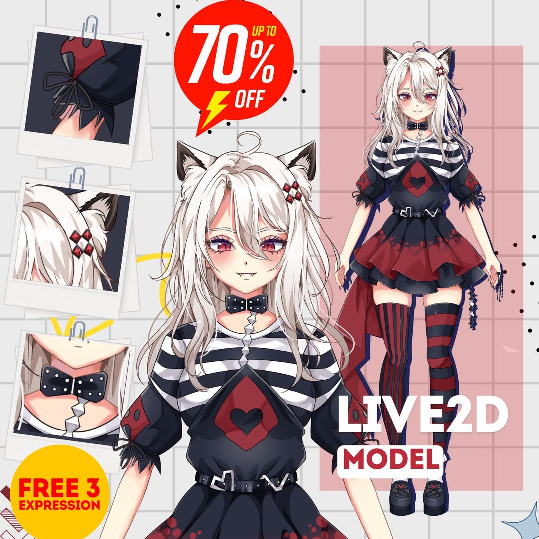 Custom Vtuber Model, Live2d Vtuber, Model for Commercial Use, Live2d ...