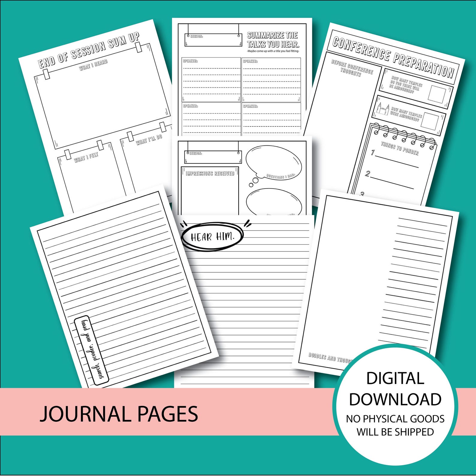 LDS General Conference Coloring & Activity Book | Printable Conference ...
