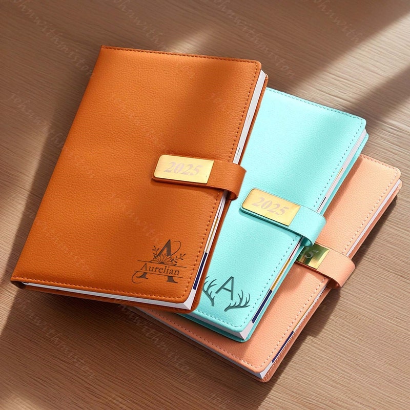 Leather Planner - Etsy