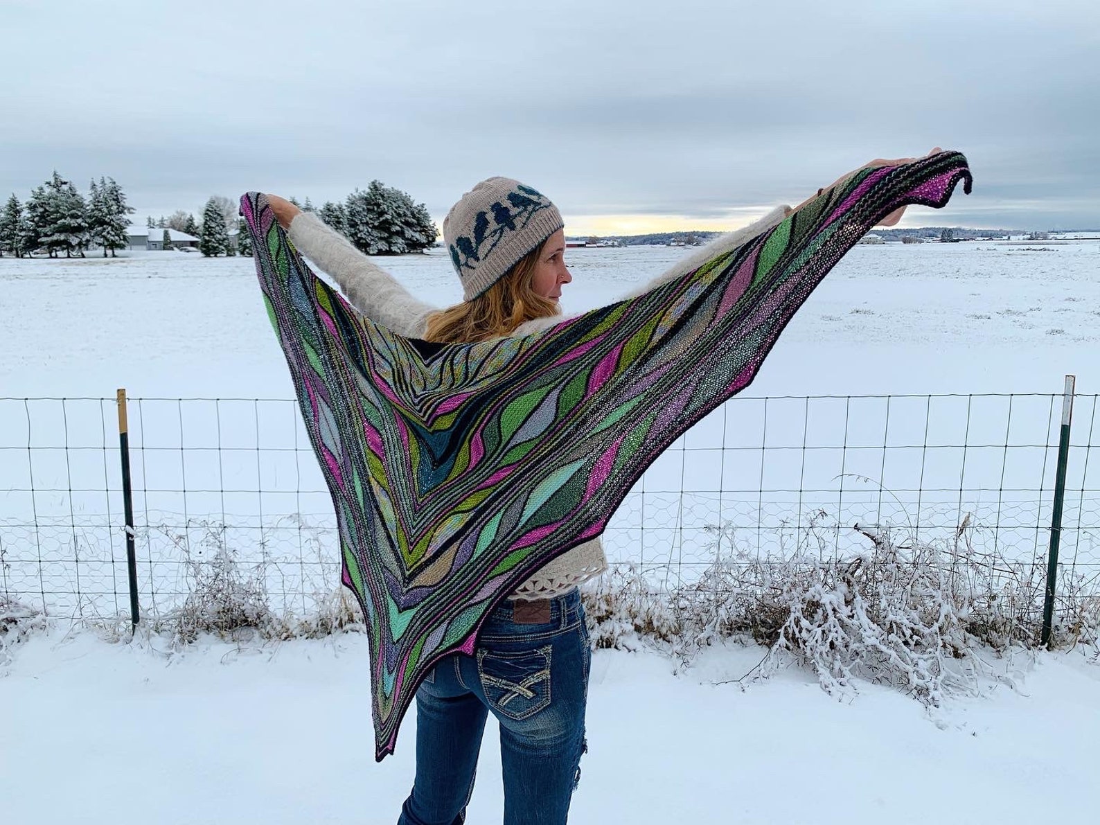 Knit Shawl Papillon Heirloom Piece of Art - Etsy