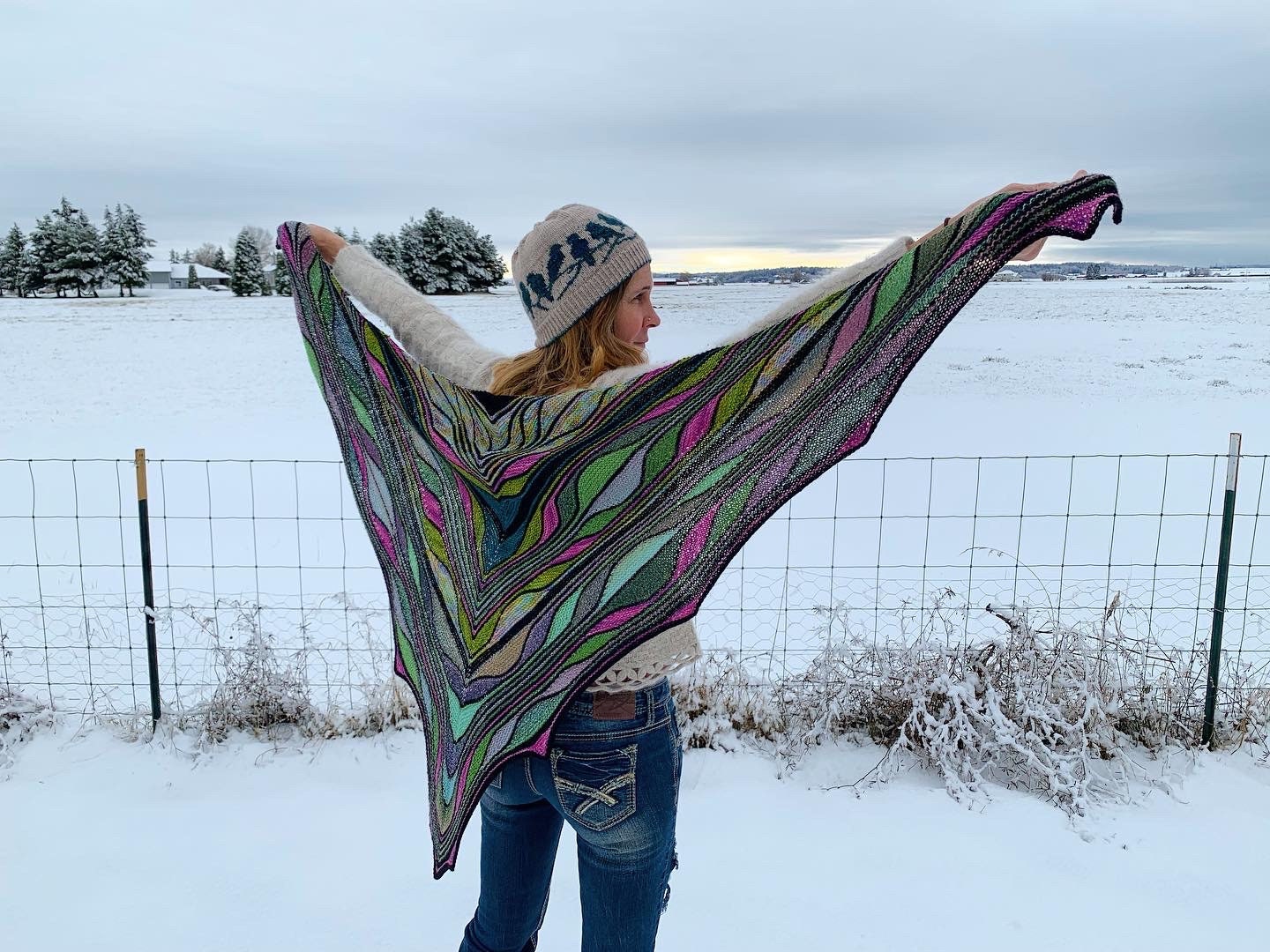 Knit Shawl Papillon Heirloom Piece of Art - Etsy