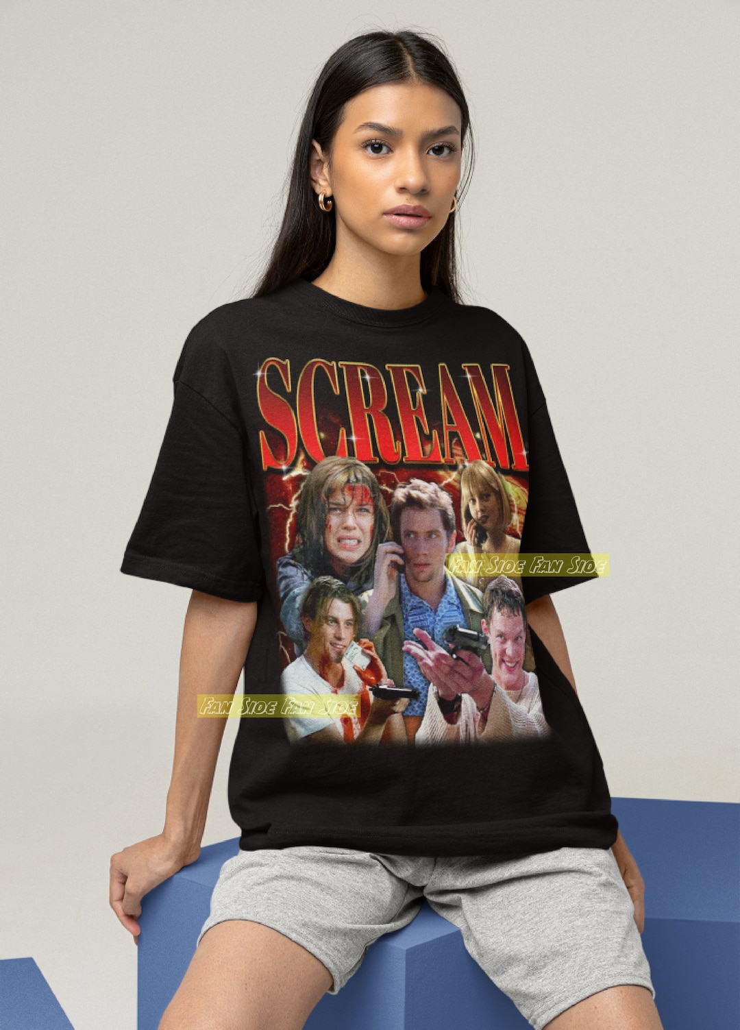 Retro Scream Shirt, ,stu Macher Shirt,skeet Ulrich Shirt,scream Merch,scream T-shirt,gale ...