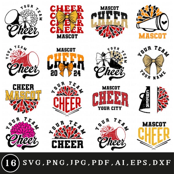 Cheerleading Svg - Etsy