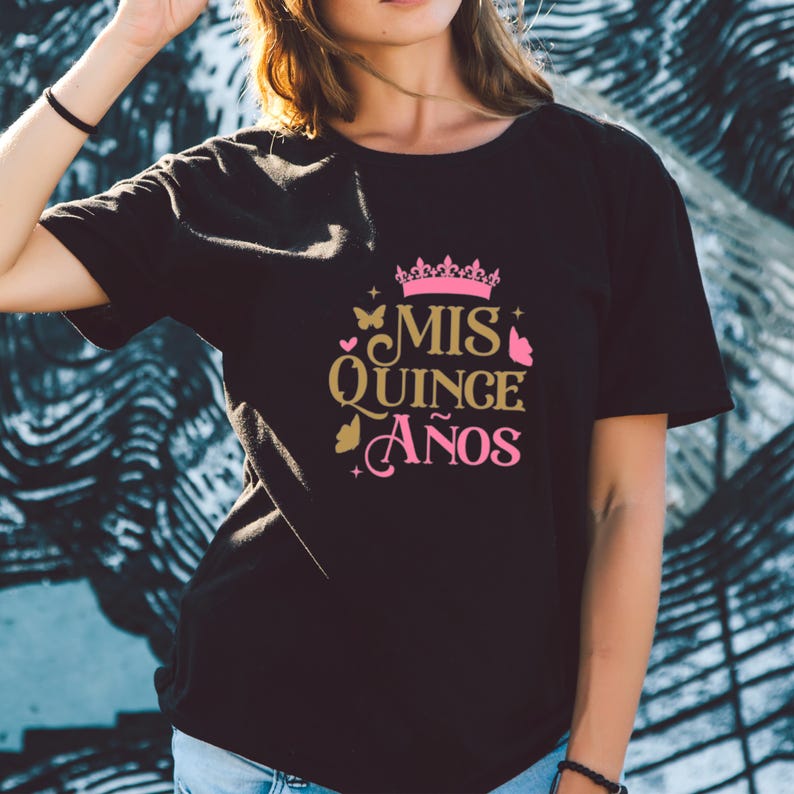 Mis Quince Svg Bundle, Mis Quince Squad Svg, Mis Quince Anos, Latina ...