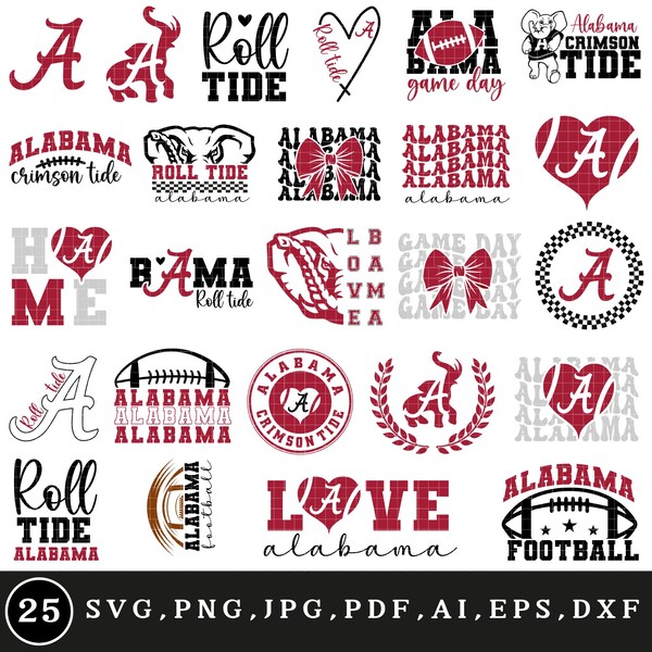 Roll Tide Svg - Etsy