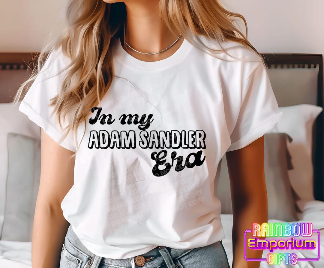 In My Adam Sandler Era T-shirt | Funny and Iconic Adam Sandler Fan Tee ...
