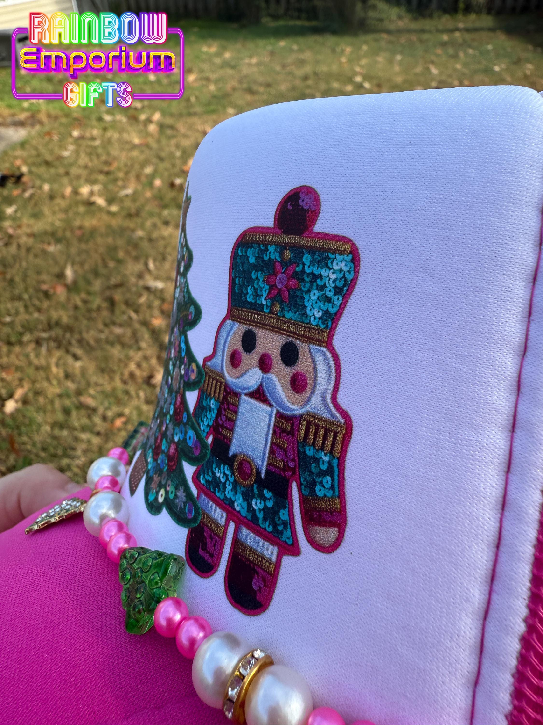 Pink Nutcracker Christmas Trucker Hat | Faux Patch Print Holiday Cap - Etsy