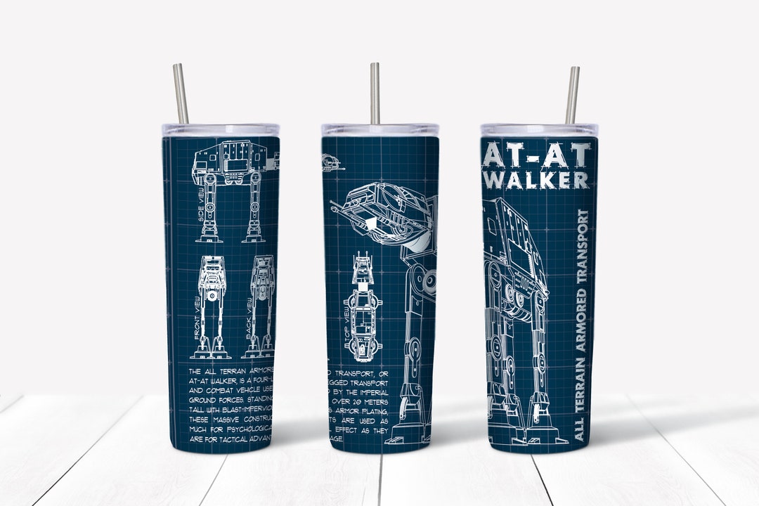 AT-AT Walker Blueprint 20oz Insulated Tumbler - Etsy