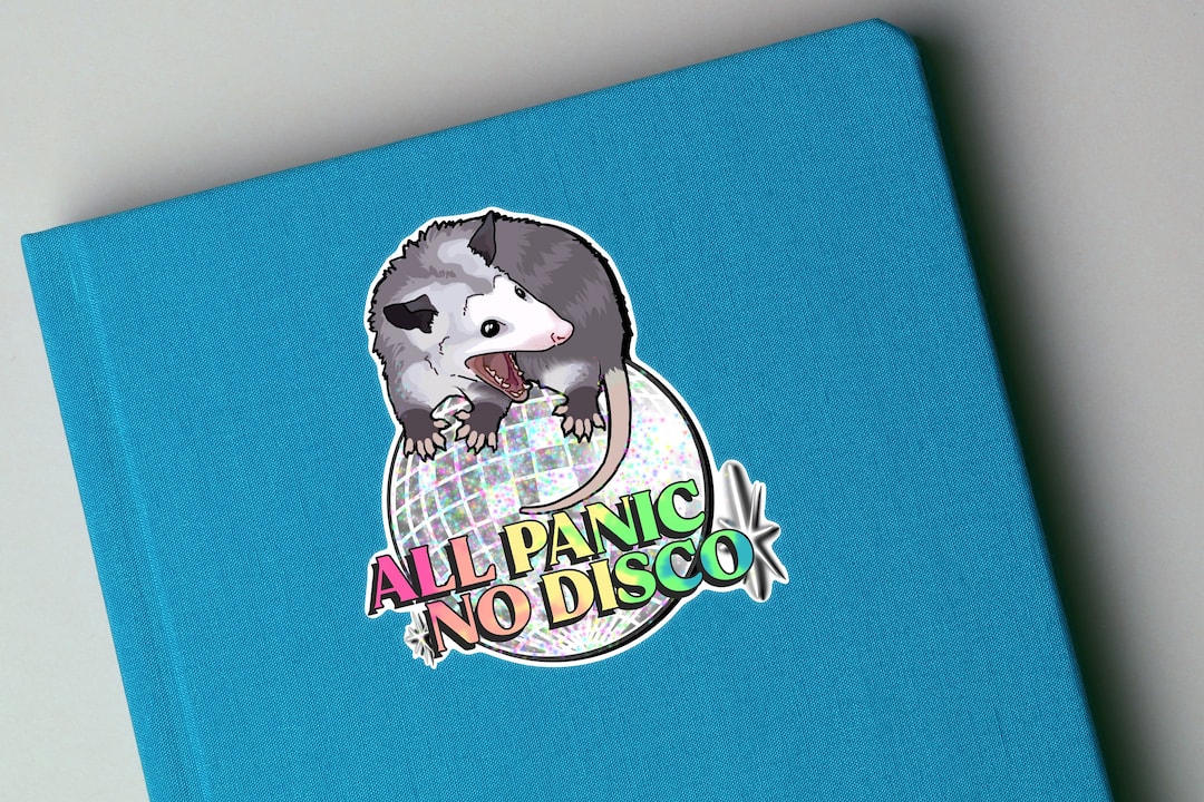 All Panic, No Disco Vinyl Sticker - Etsy