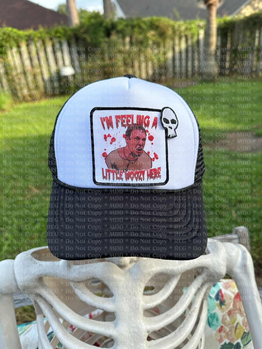 I'm Feeling a Little Woozy Here! | Halloween Screams Spooky Trucker Hat ...