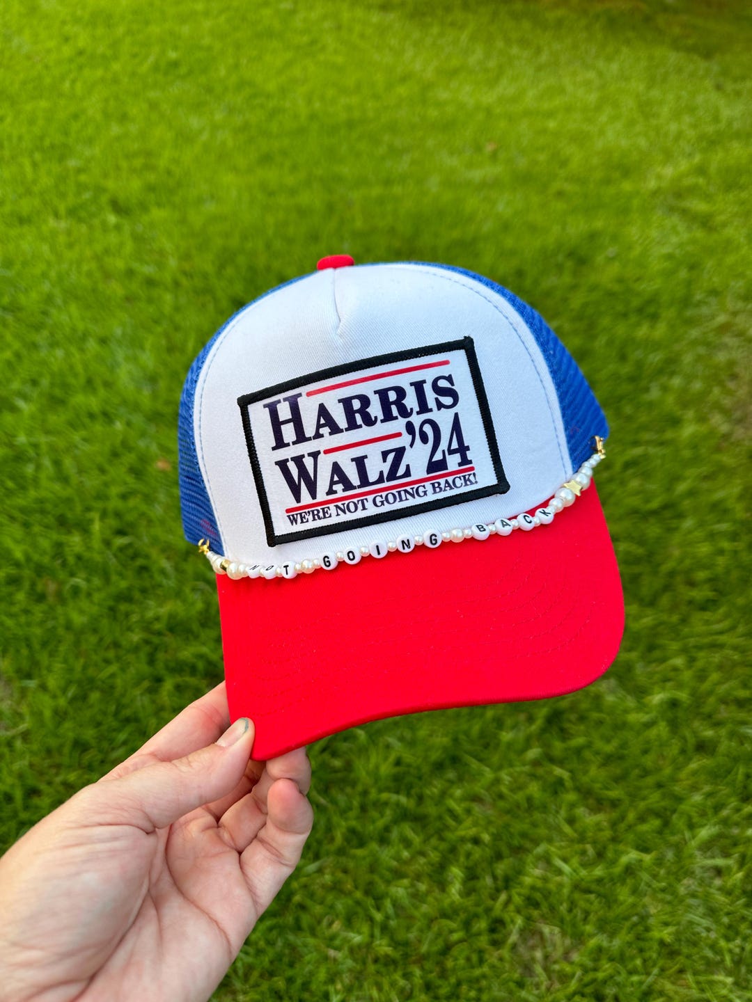 Harris Walz 24 Presidential Campaign Trucker Hat Madame President ...