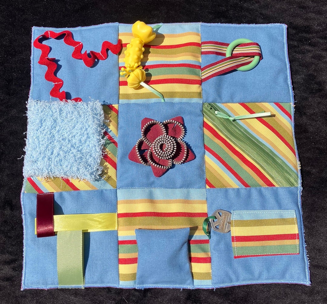 Small Fidget Quilt, Dementia, Alzheimers, ADHD, Special Needs, Anxiety ...