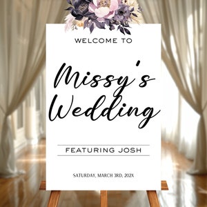 Funny Welcome Wedding Sign Template, Humorous Bride & Groom, Editable ...